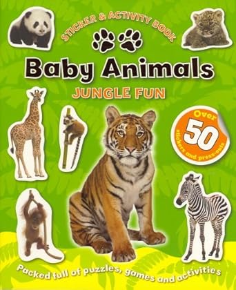 Baby Animals: Jungle Fun - Sticker And Activity Book