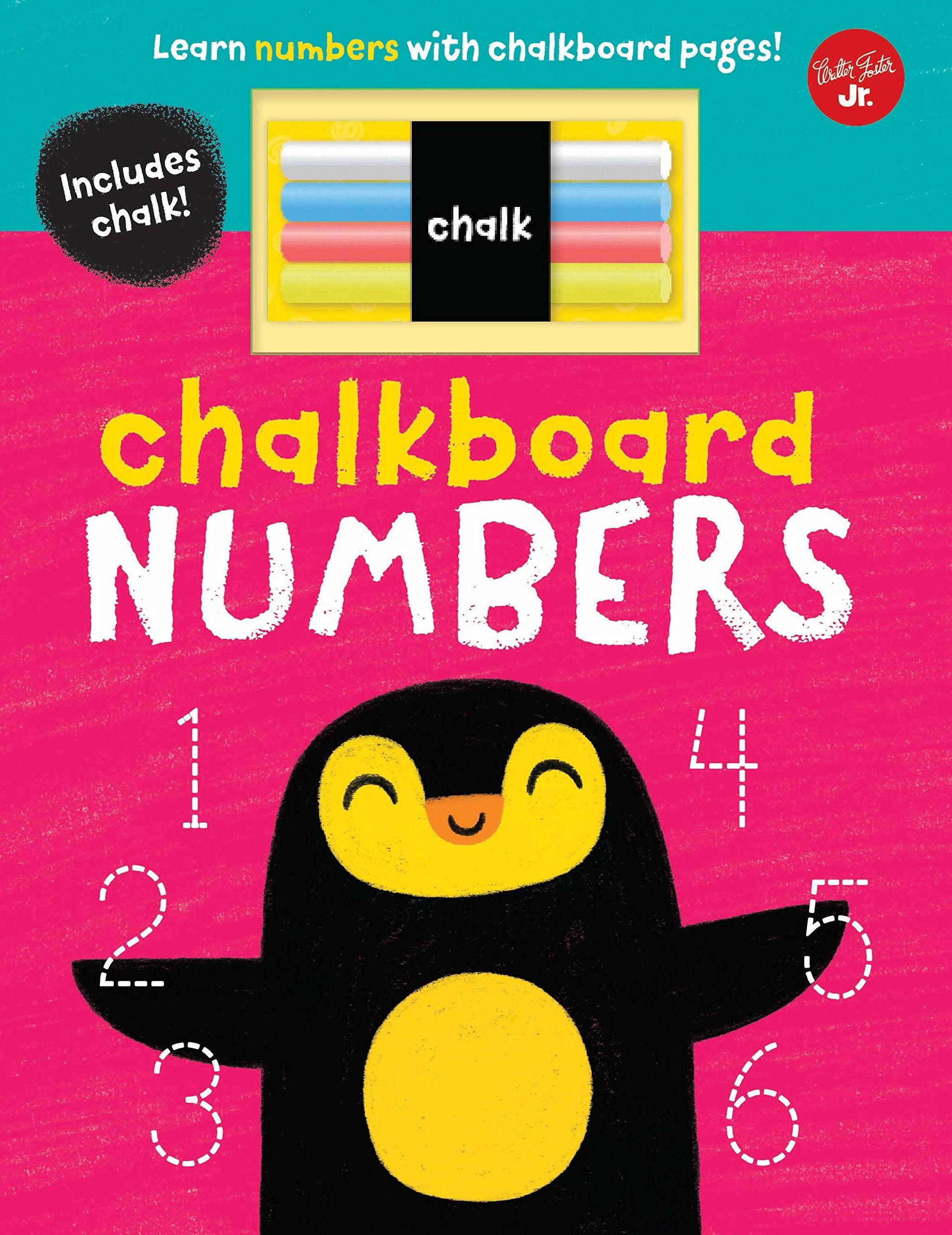 Chalkboard Alphabet - Learn Numbers with Chalkboard pages!