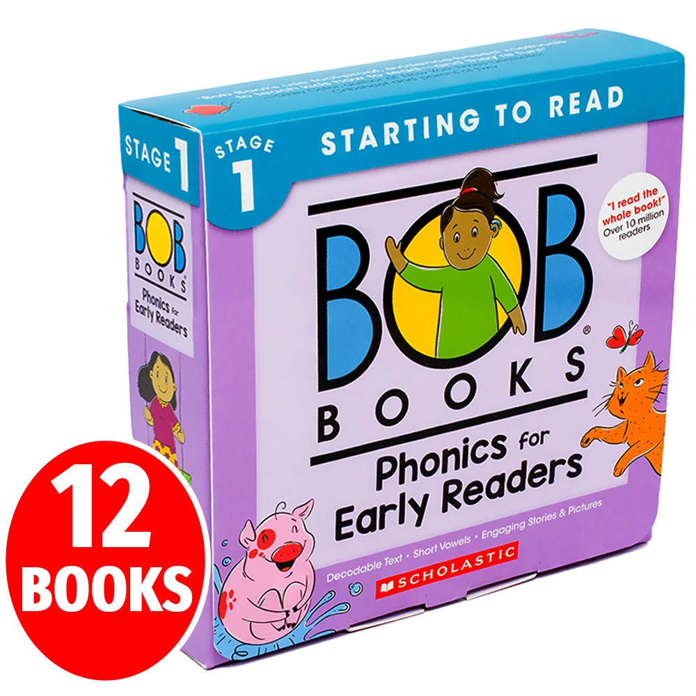 First Grade Reading Books Bob Books - Phonics For Early Readers Box Set | Decodable Phonics ...
