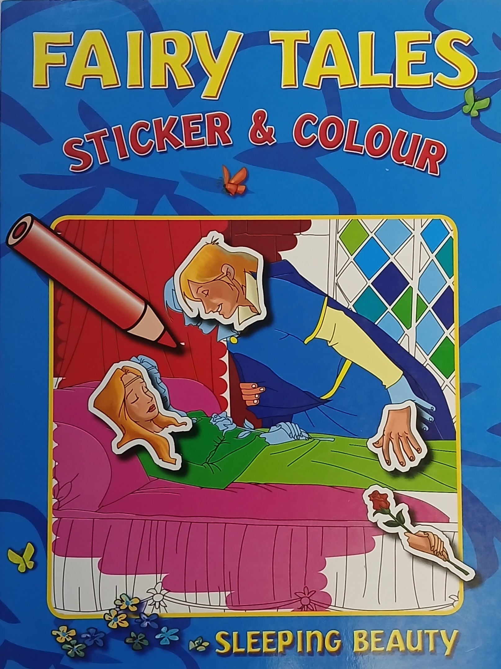 FAIRY TALES: Sticker & Colour - Sleeping Beauty