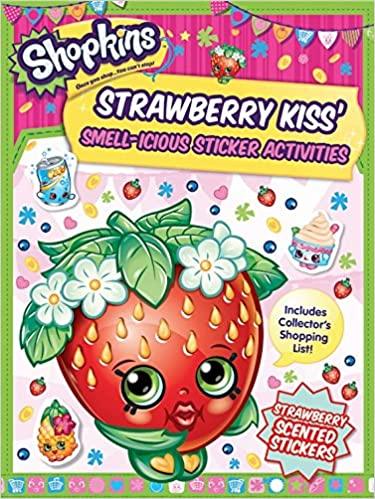 how to draw strawberry kiss shopkin