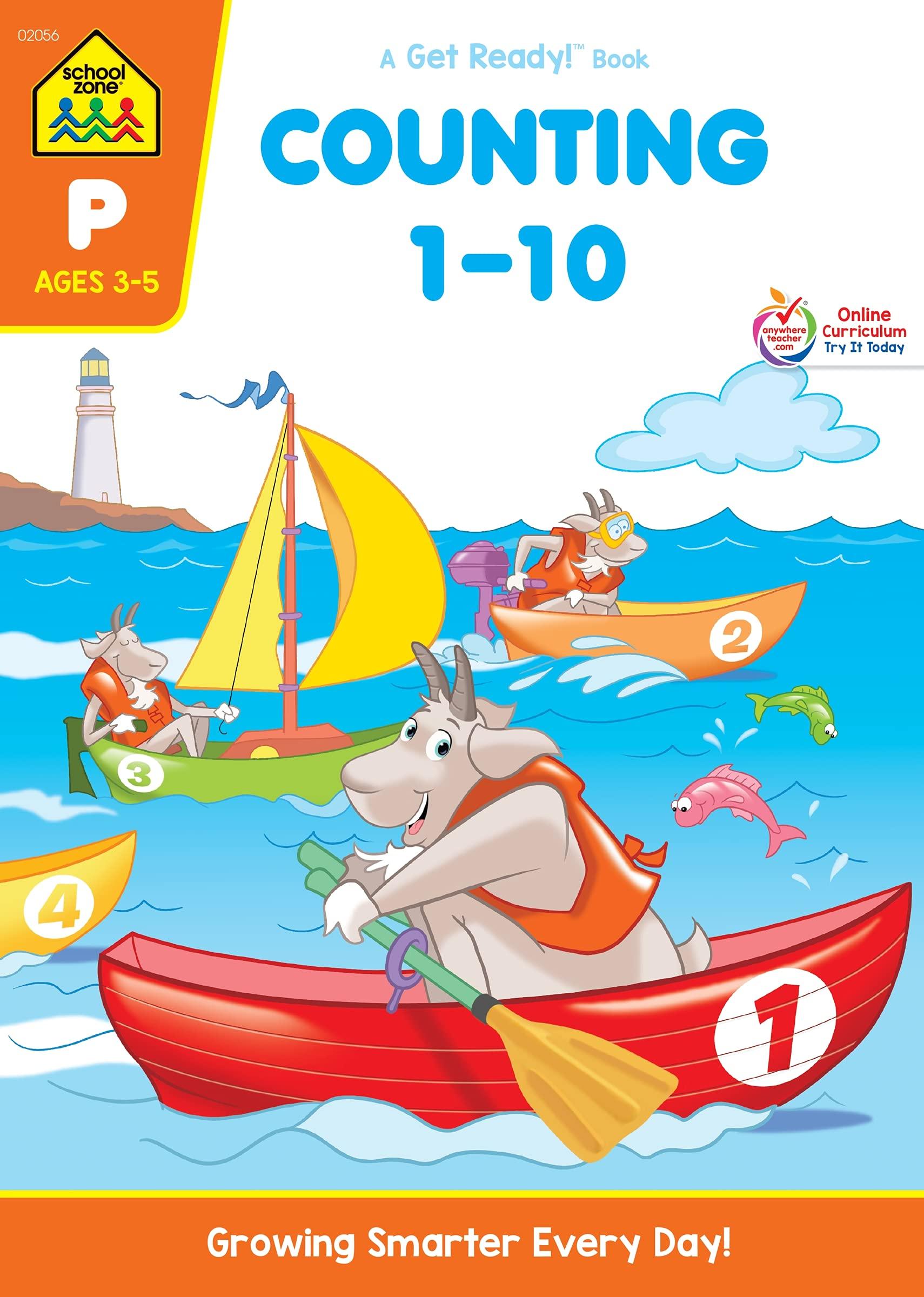 School Zone Counting 1-10 A Get Ready! Book