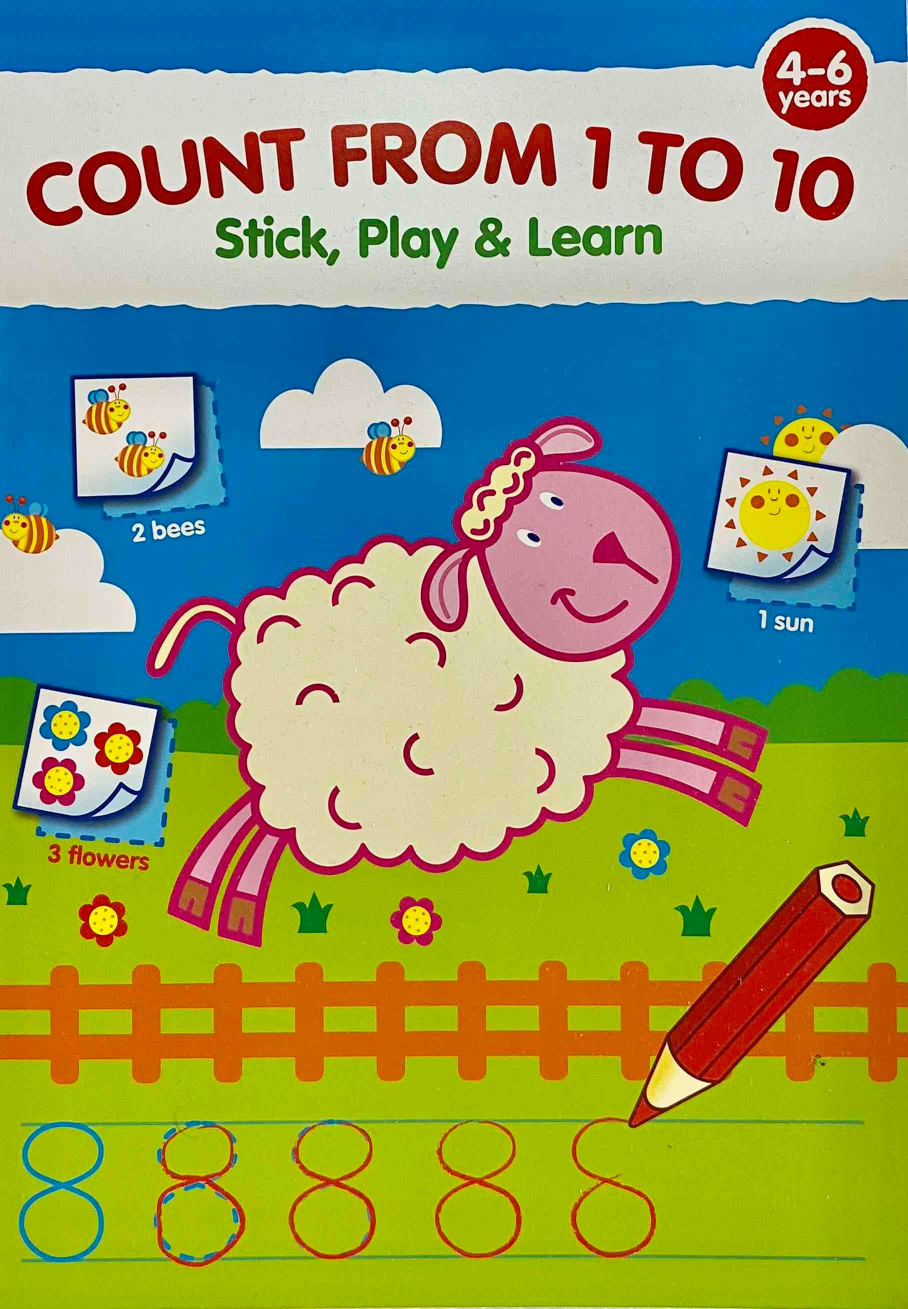 Count from 1 to 100 - Stick, Play & Learn