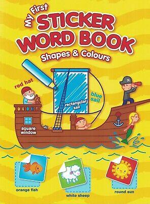 YOUNG CHILDREN'S EARLY LEARNING BOOK: MY FIRST STICKER WORD BOOK: SHAP