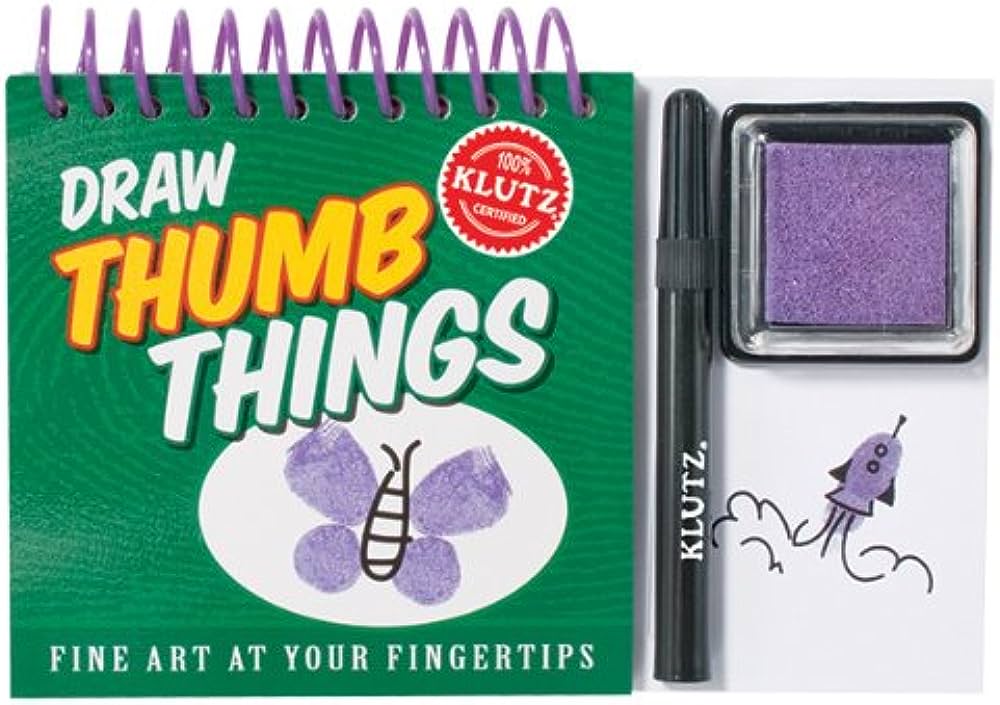 Klutz - Draw Thumb Things - Mini Activity Book