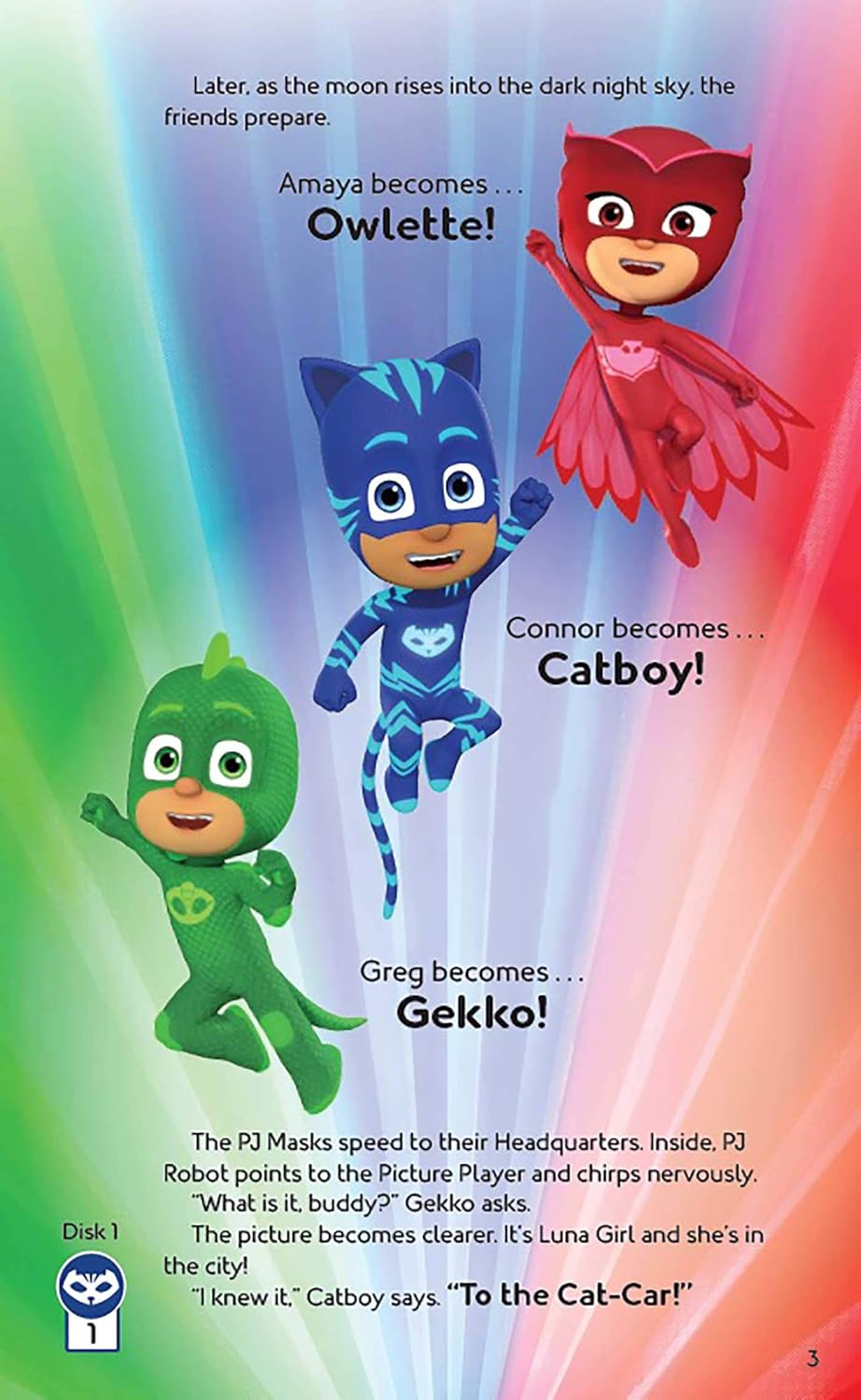 PJ Masks: Super Moon Mission Movie Theater Storybook & Movie Projector