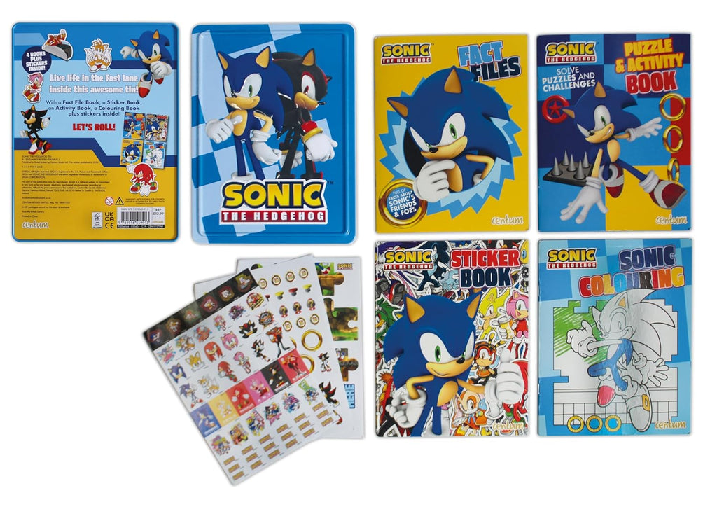 Sonic The Hedgehog Tin Box - Centum Books Ltd