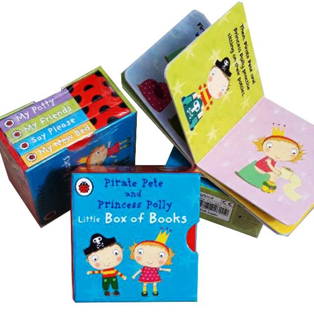 Pirate Pete and Princess Polly's Little Box of Books - Board Book