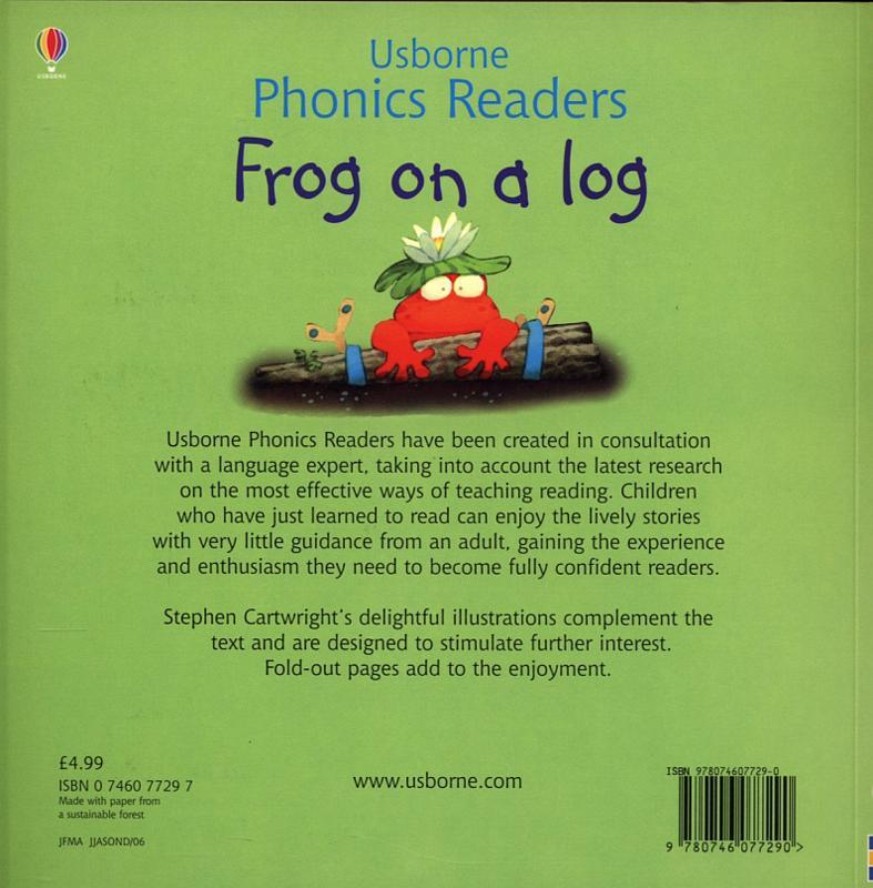 Usborne Phonics Readers - Frog On A Log