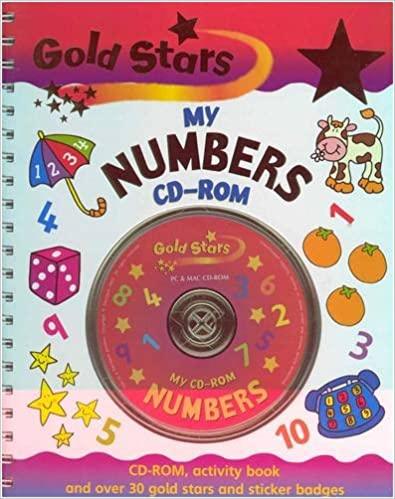 Gold Star-My Numbers CD-Rom,Activity Book and Over 30 gold stars and S