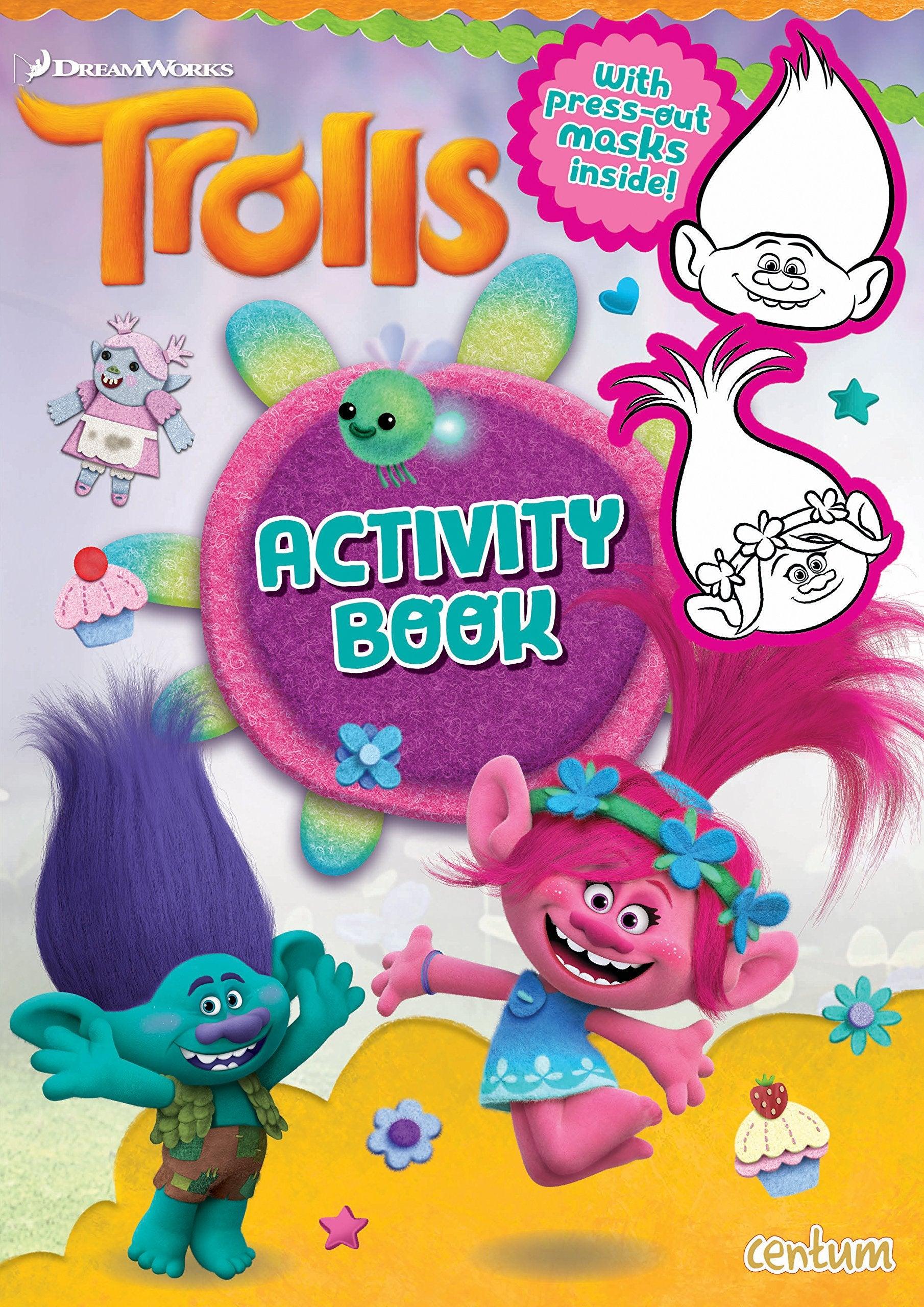 DreamWorks - Troll Activity Book - With Press-Out Masks Inside!