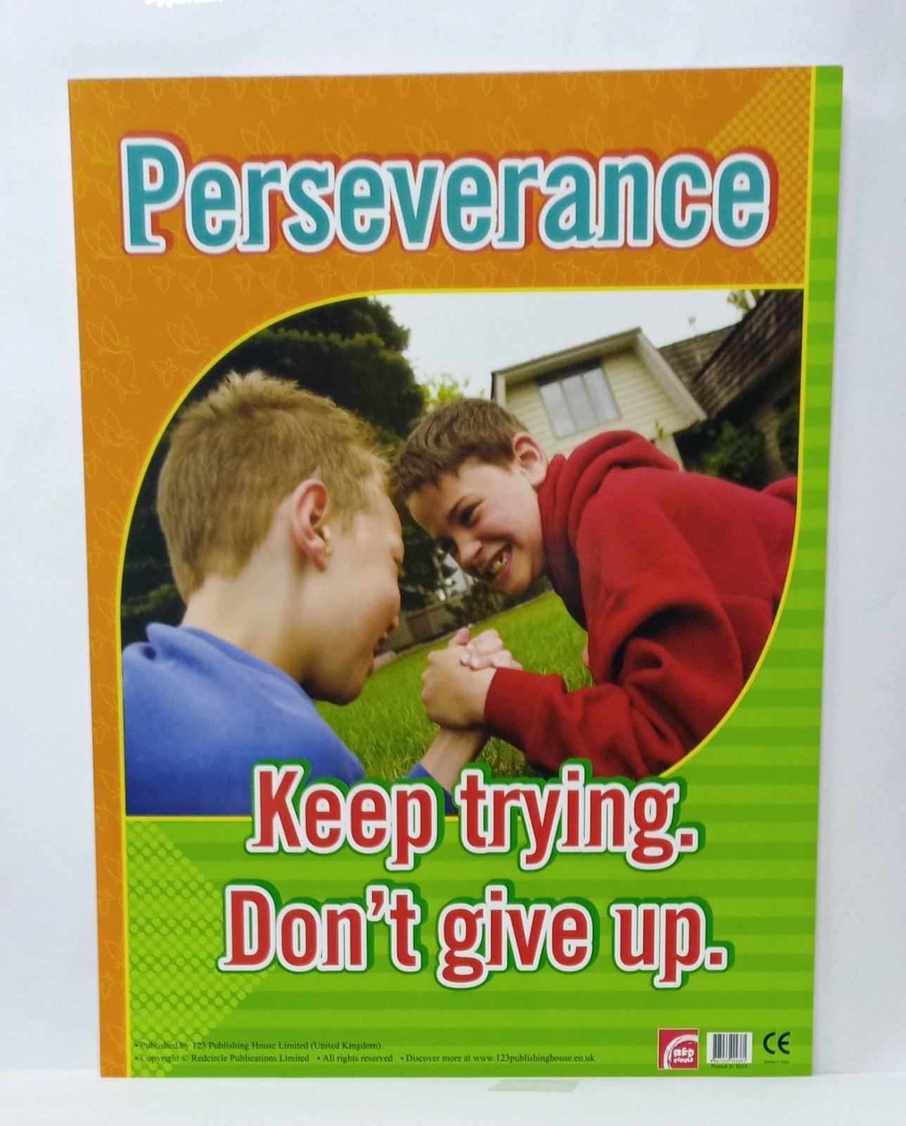Perseverance Poster For Kids
