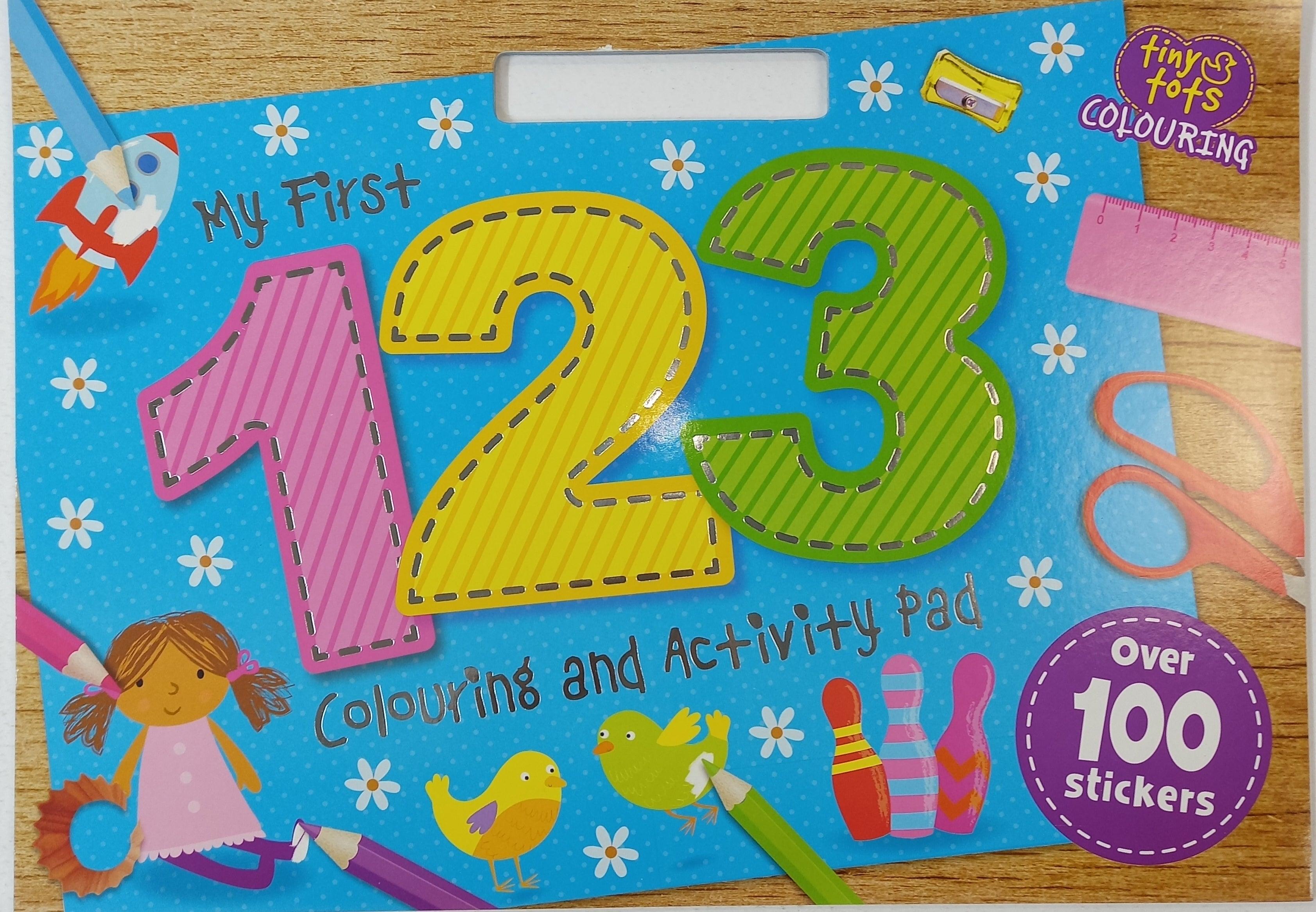 My First 123 Coloring Activity Book