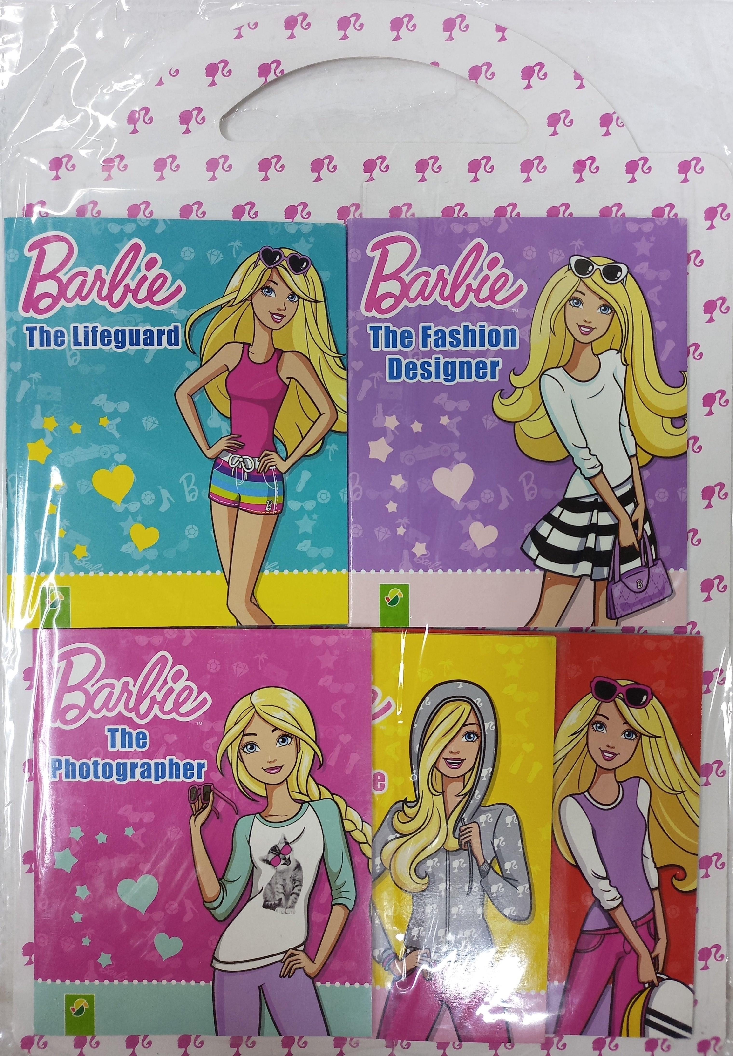 Barbie - 5 Mini Book With Exciting Stories About Barbie And Her Friend