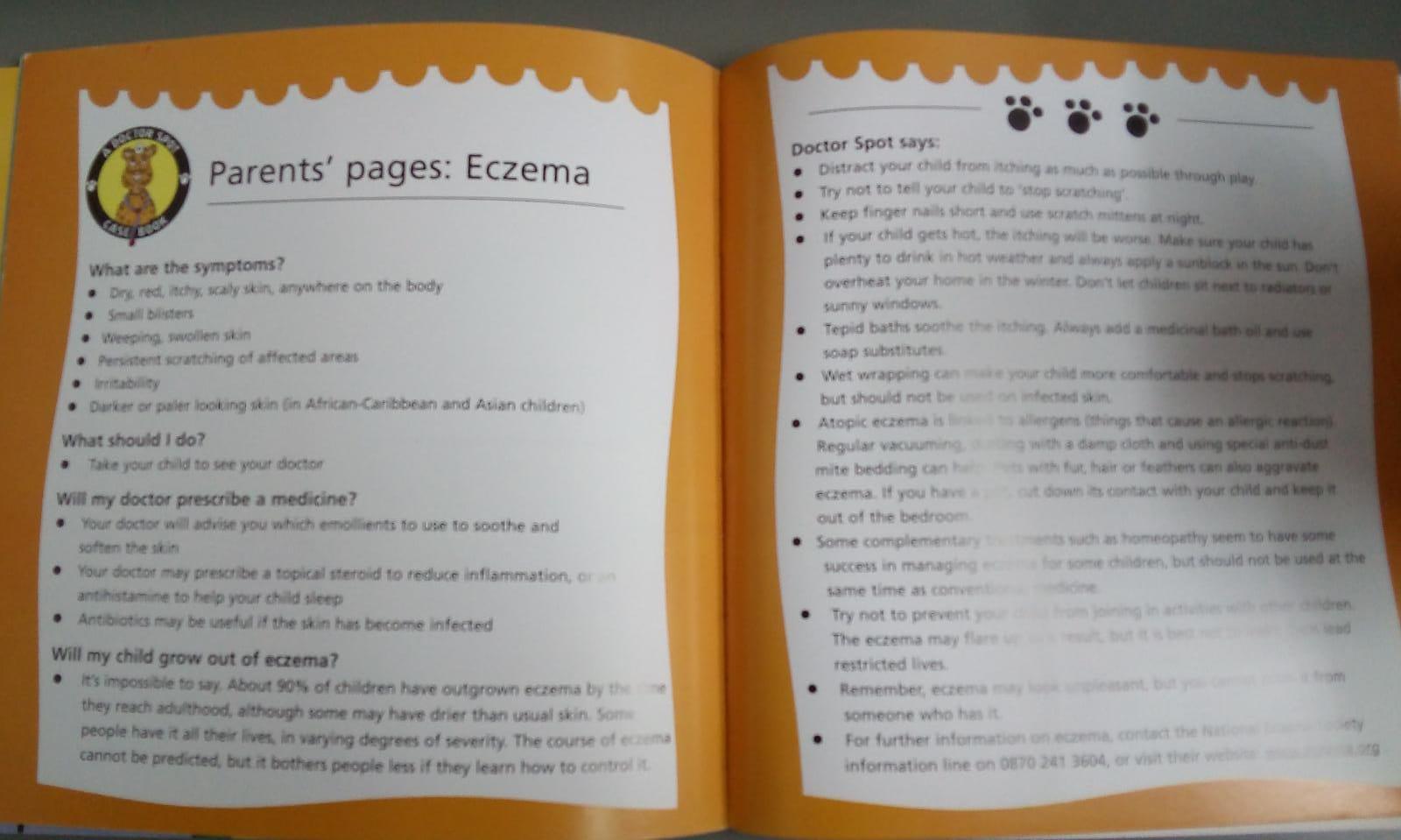 National Eczema Society - A Doctor Spot Case Book - Rachel Has Eczema